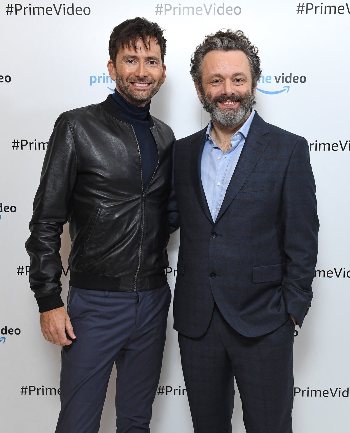 Photo : David Tennant, Michael Sheen - photocall de Amazon Prime Video ...