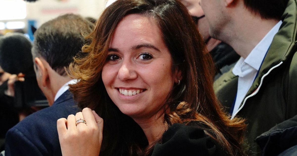 Sarah Knafo au Marché Provençal Forville à Cannes, France, le 22 ...