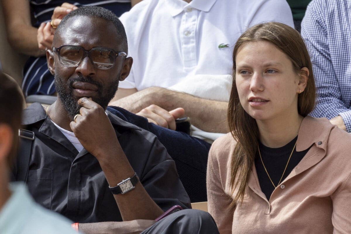 Photo : Thomas Ngijol, Gina Jimenez - Célébrités dans les tribunes des ...