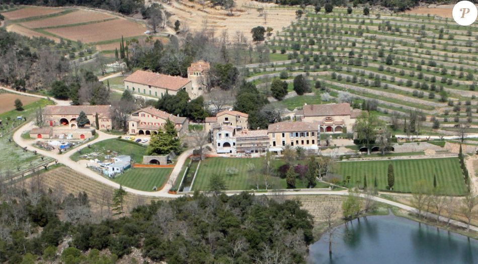 Exclusif - Vue aérienne du domaine de Miraval. - Purepeople