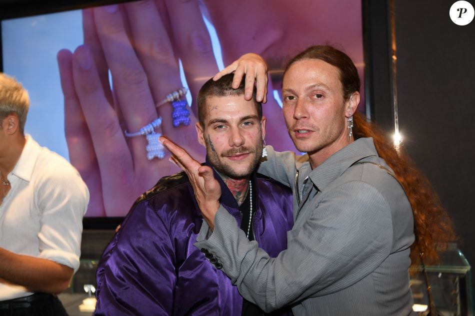 Exclusif - Clément Grobotek et Romain Brau lors de la soirée du 40ème ...