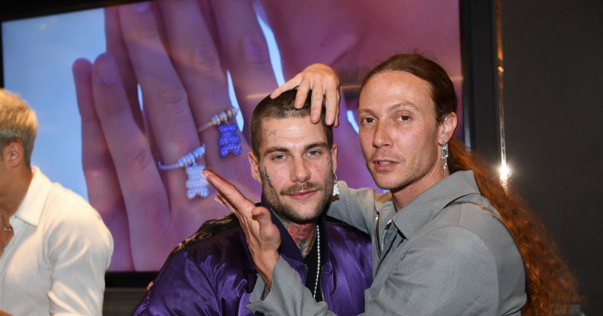 Exclusif - Clément Grobotek et Romain Brau lors de la soirée du 40ème ...