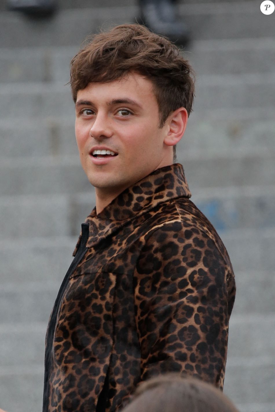 Tom Daley - Arrivées au défilé de mode Hommes printemps-été AMI au ...