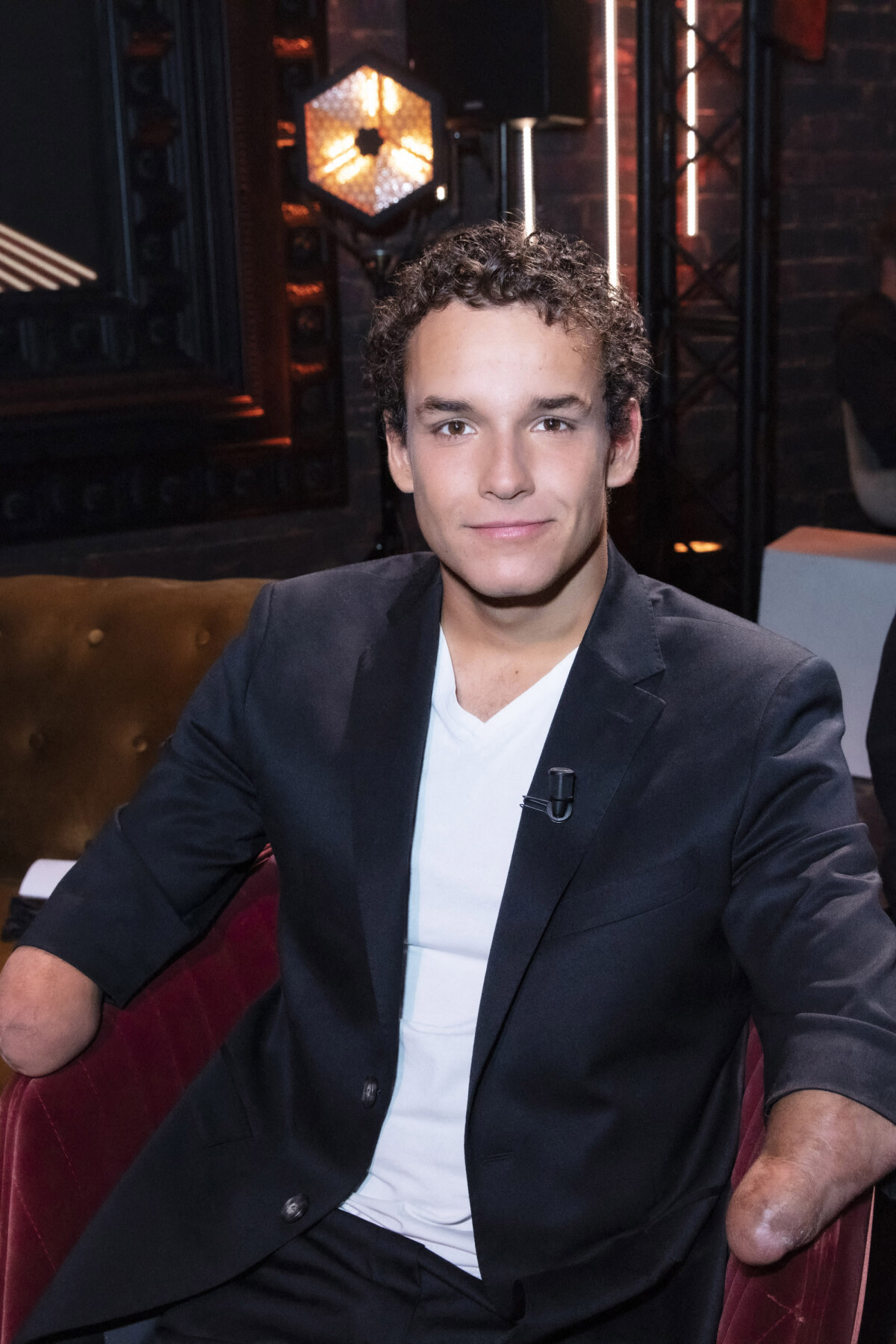 Photo : Exclusif - Theo Curin pendant le tournage de l'émission On Est ...