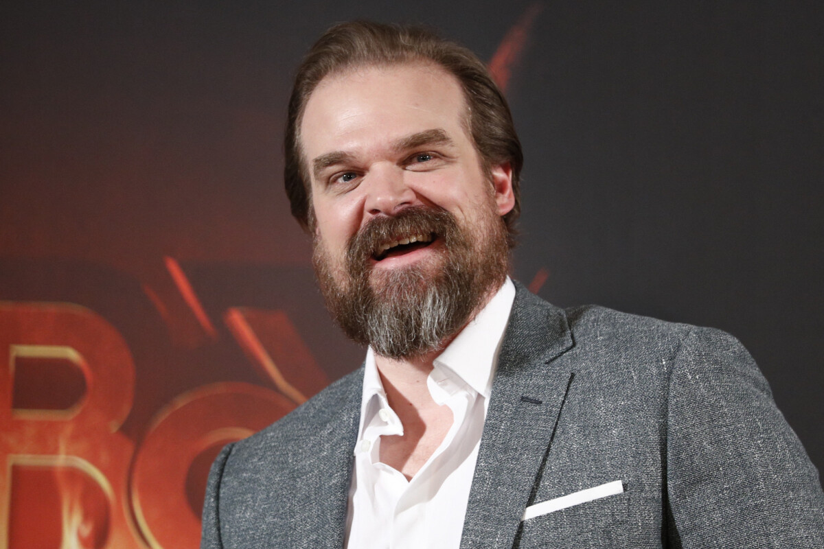 Photo : David Harbour - Photocall du film "Hellboy" à Madrid, le 20 ...