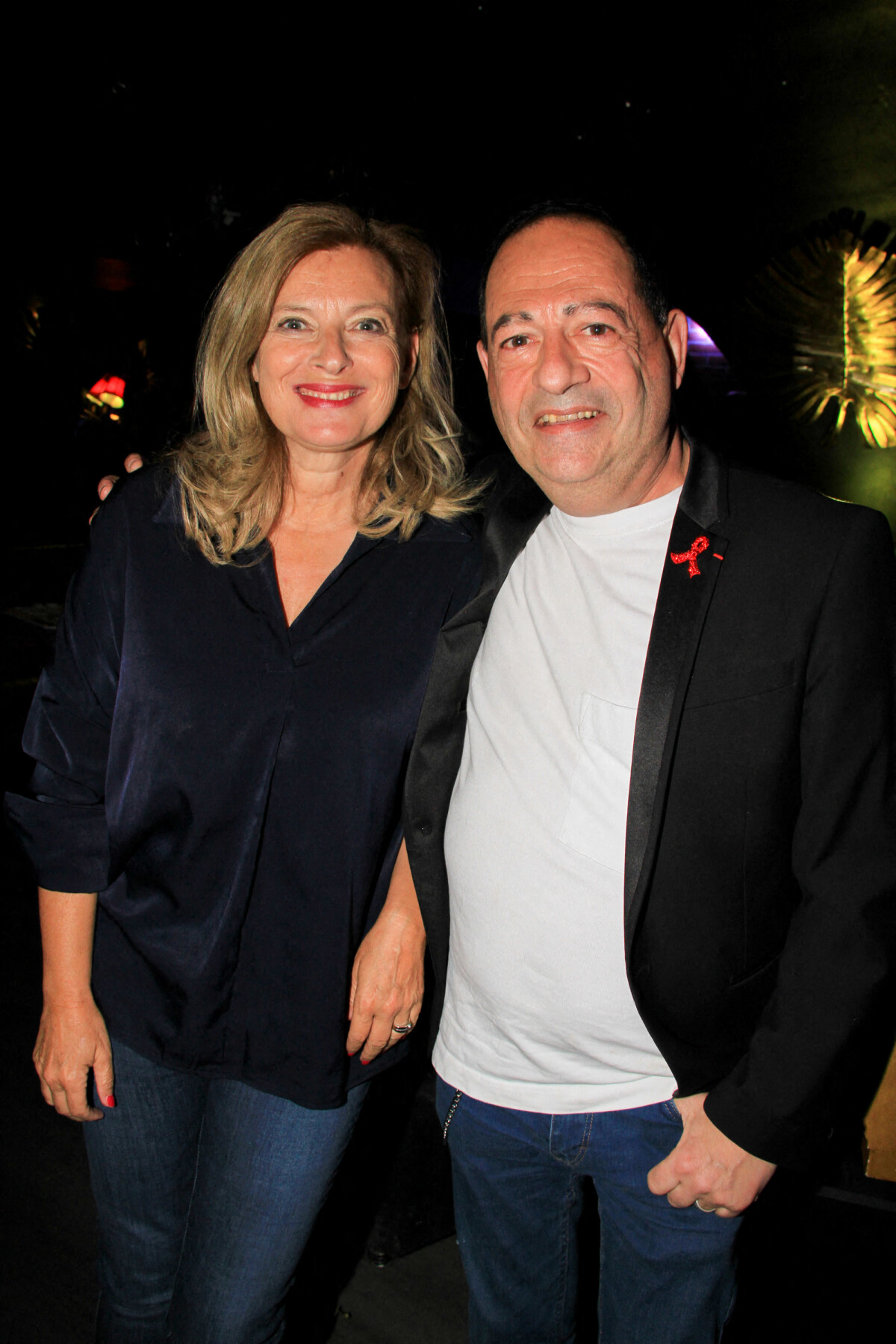 Photo : Exclusif - Valérie Trierweiler lors de la soirée d'anniversaire ...