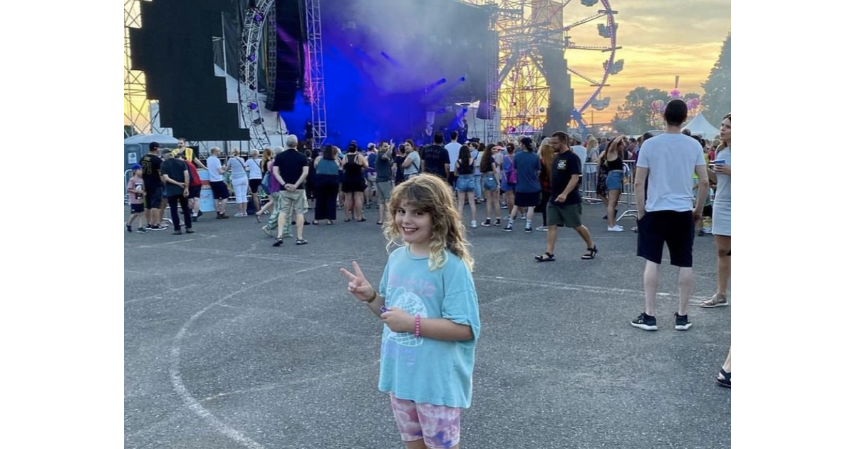 Romy, la fille aînée de Coeur de Pirate, sur Instagram. Le 8 août 2022 ...