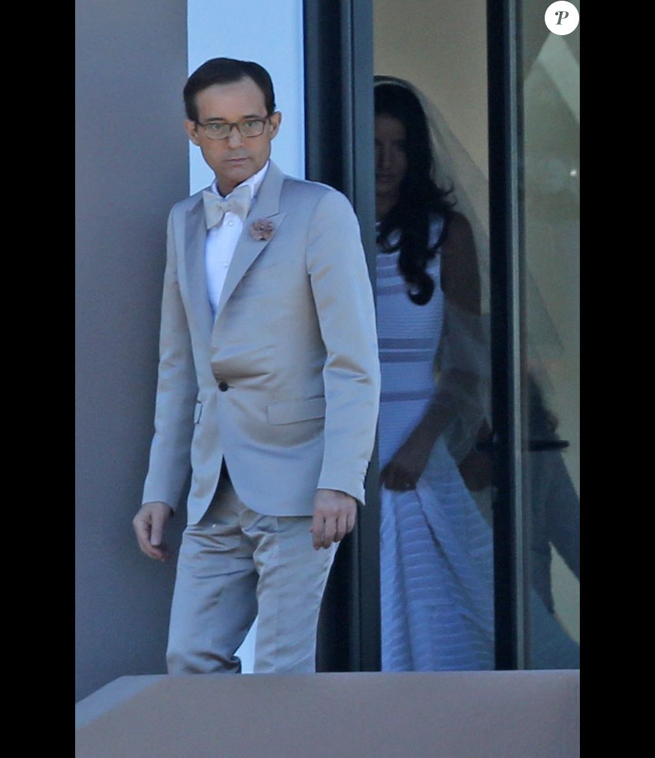 Jean-Luc Delarue et sa compagne Anissa Khel. - Purepeople