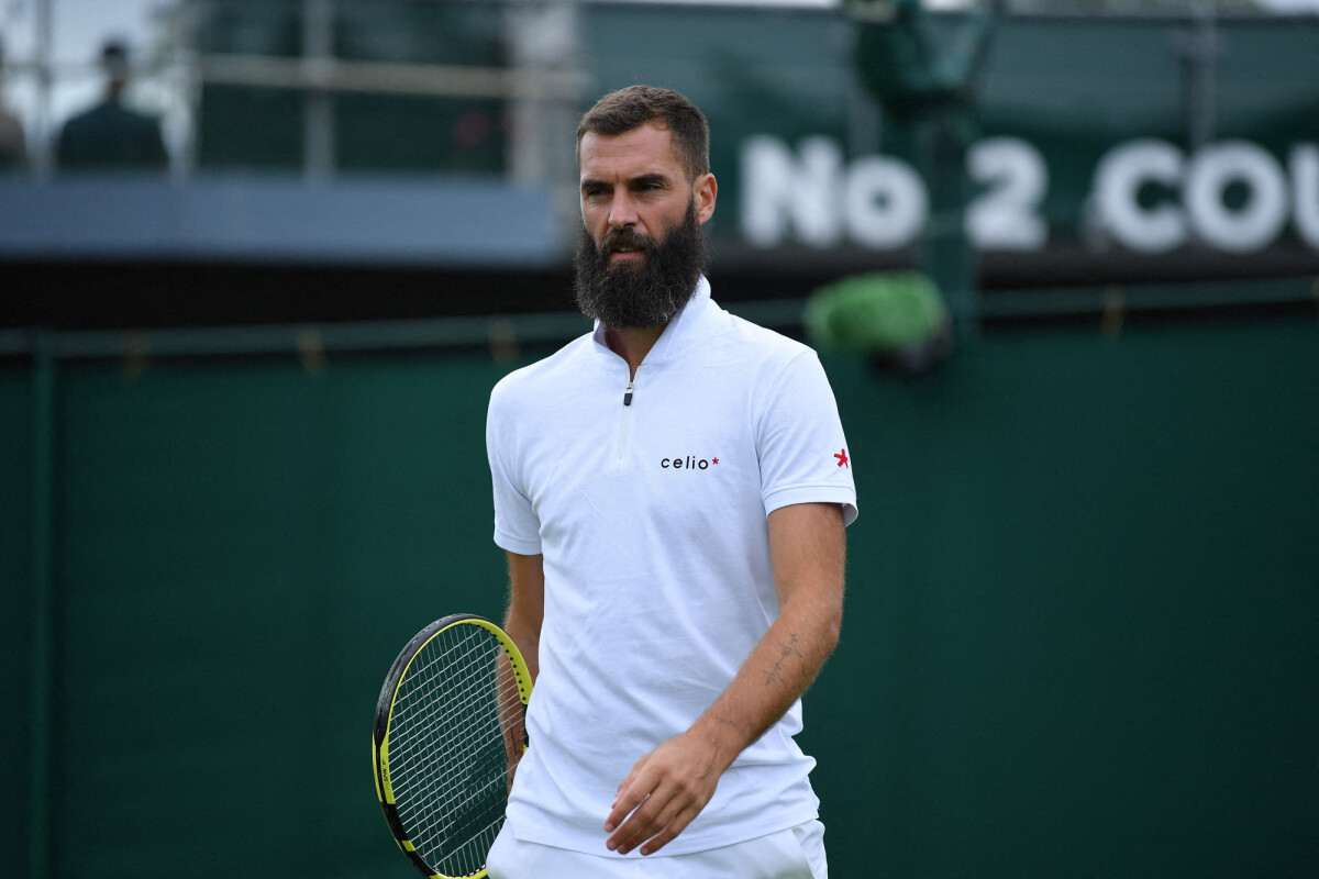 Photo : Benoît Paire lors du tournoi de tennis de Wimbledon. - Purepeople