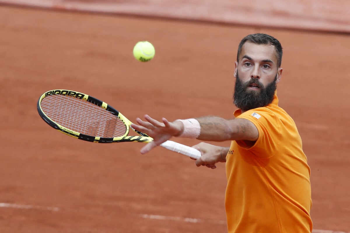 Photo : Benoit Paire (FRA) lors du premier tour simple messieurs (jour ...