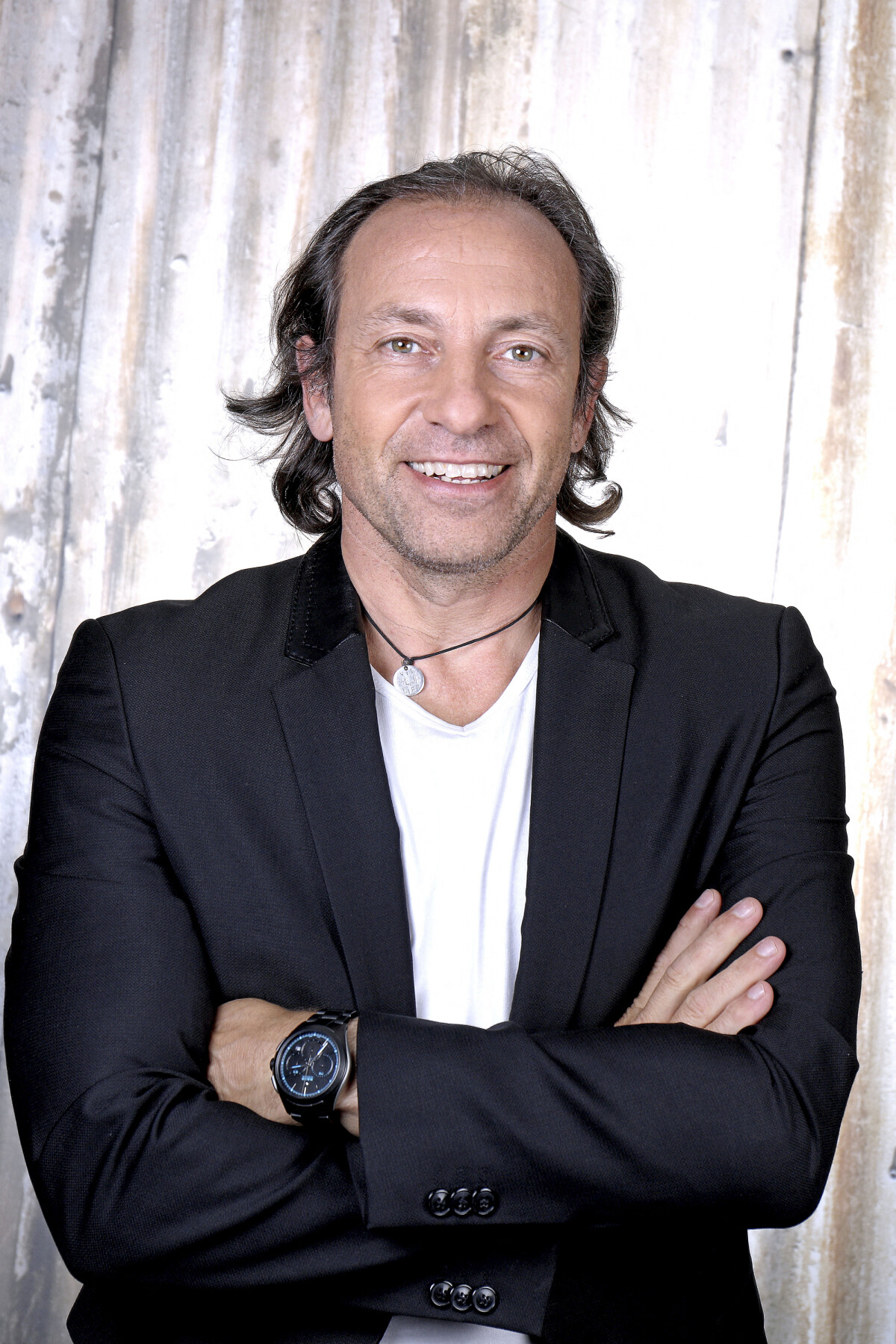 Photo : Portrait de Philippe Candeloro, lors de l'enregistrement de l ...