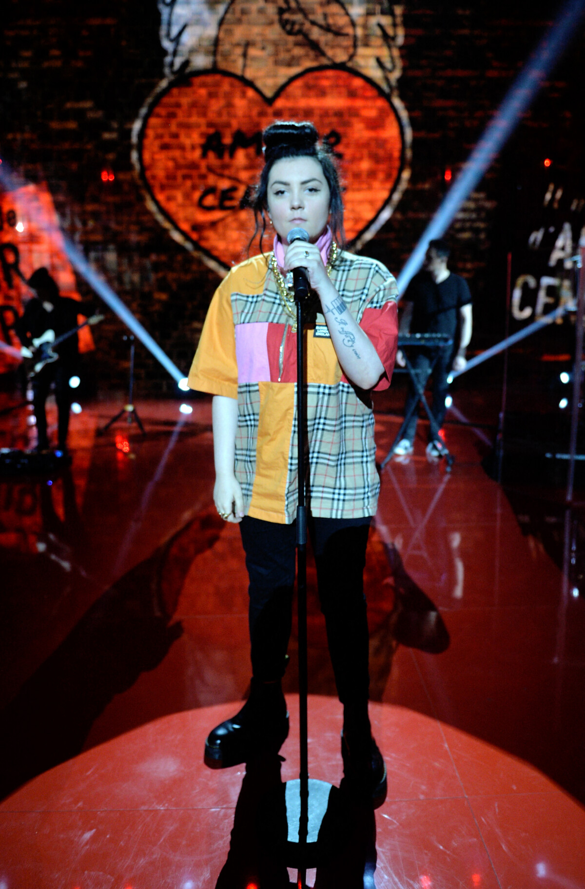 Photo : Exclusif - Hoshi (Mathilde Gerner) - Scène - Enregistrement de ...