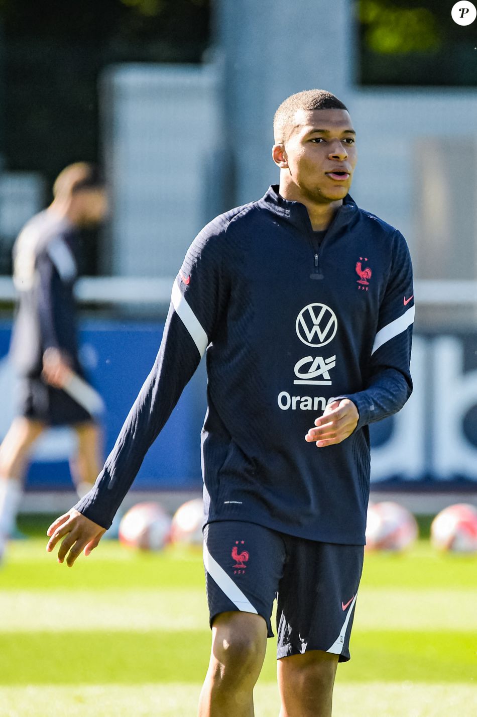 Kylian Mbappé - Entraînement de l'équipe de France au Centre National ...