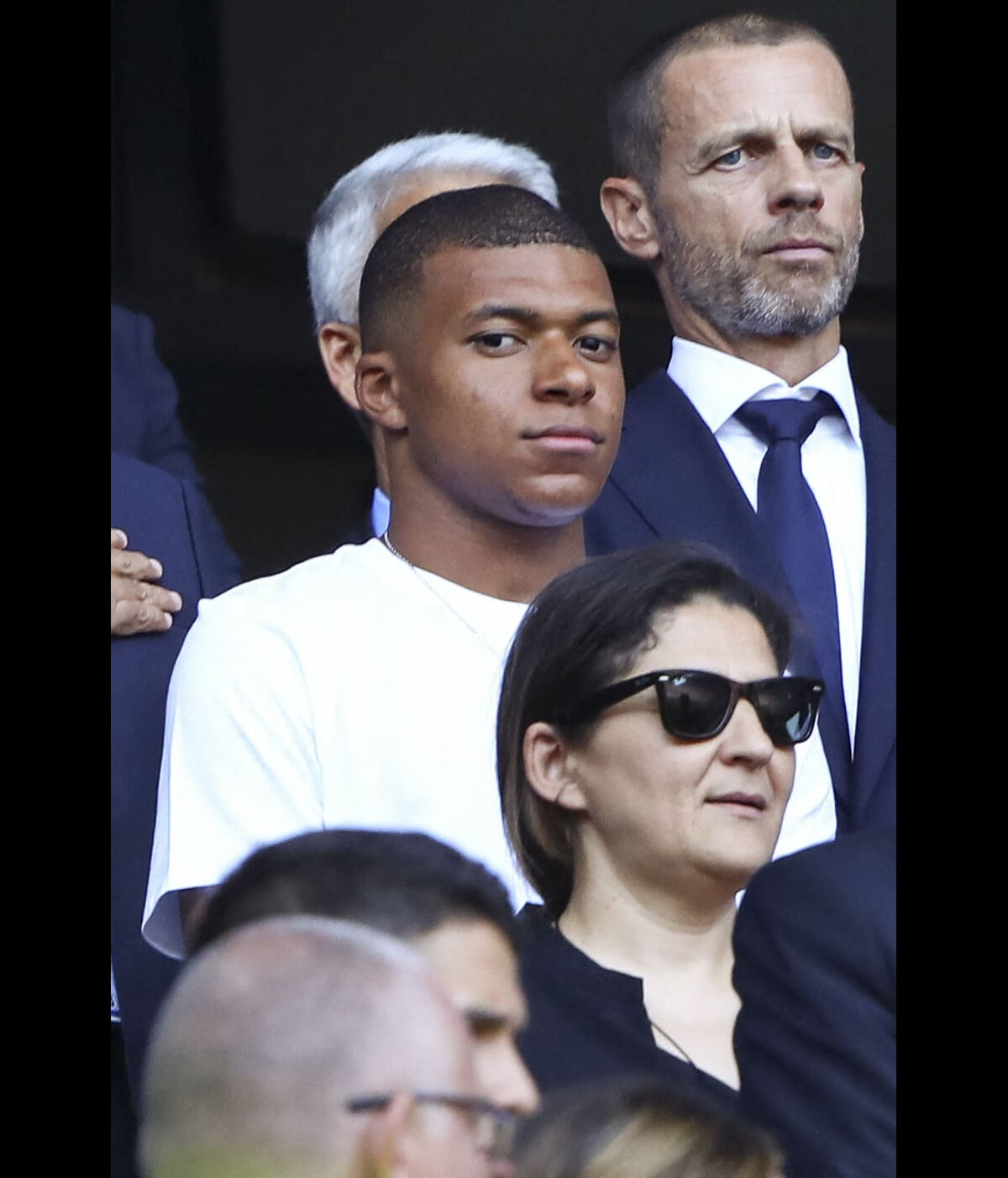 Photo : Kylian Mbappé et sa maman Fayza Lamari - Finale de la coupe du ...