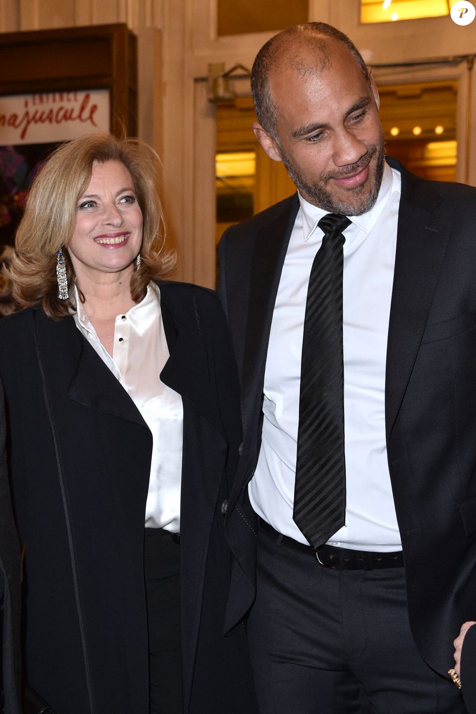 Valérie Trierweiler et son compagnon Romain Magellan - Gala d'Enfance ...