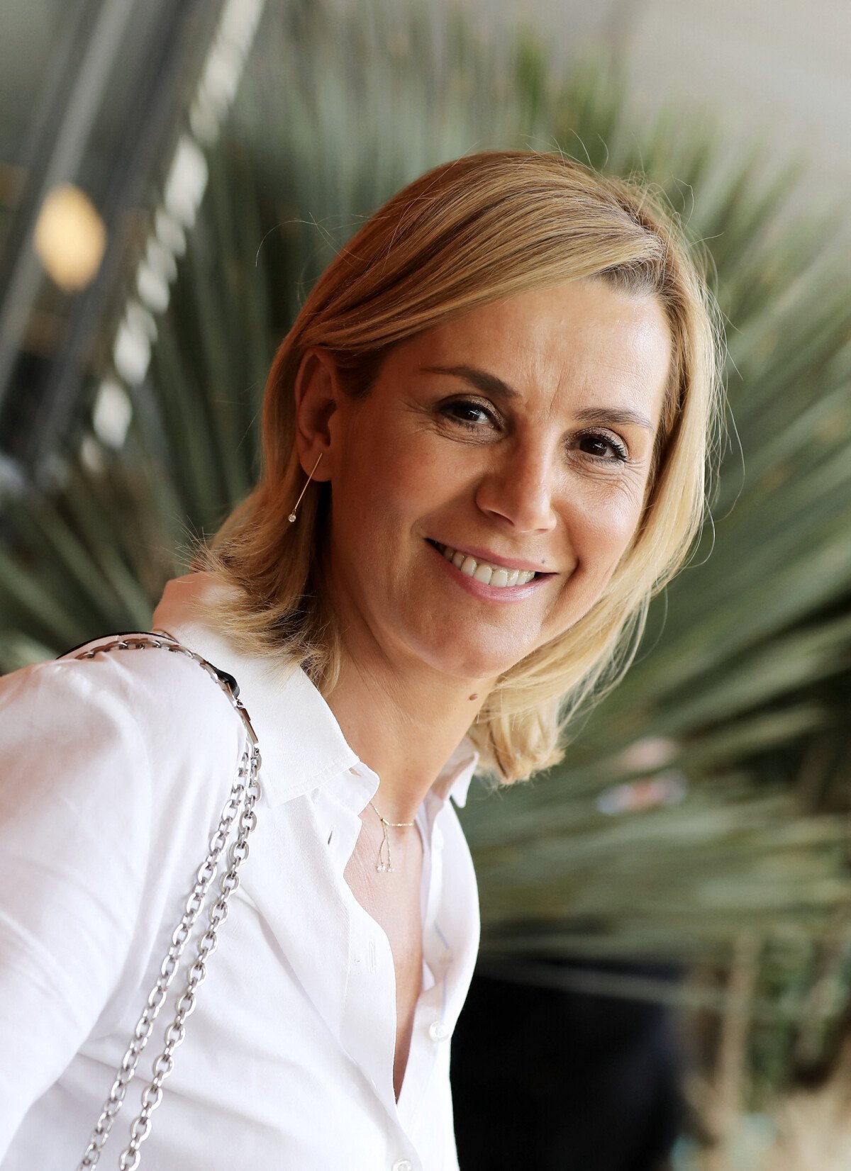 Photo : Laurence Ferrari au village des Internationaux de France de ...