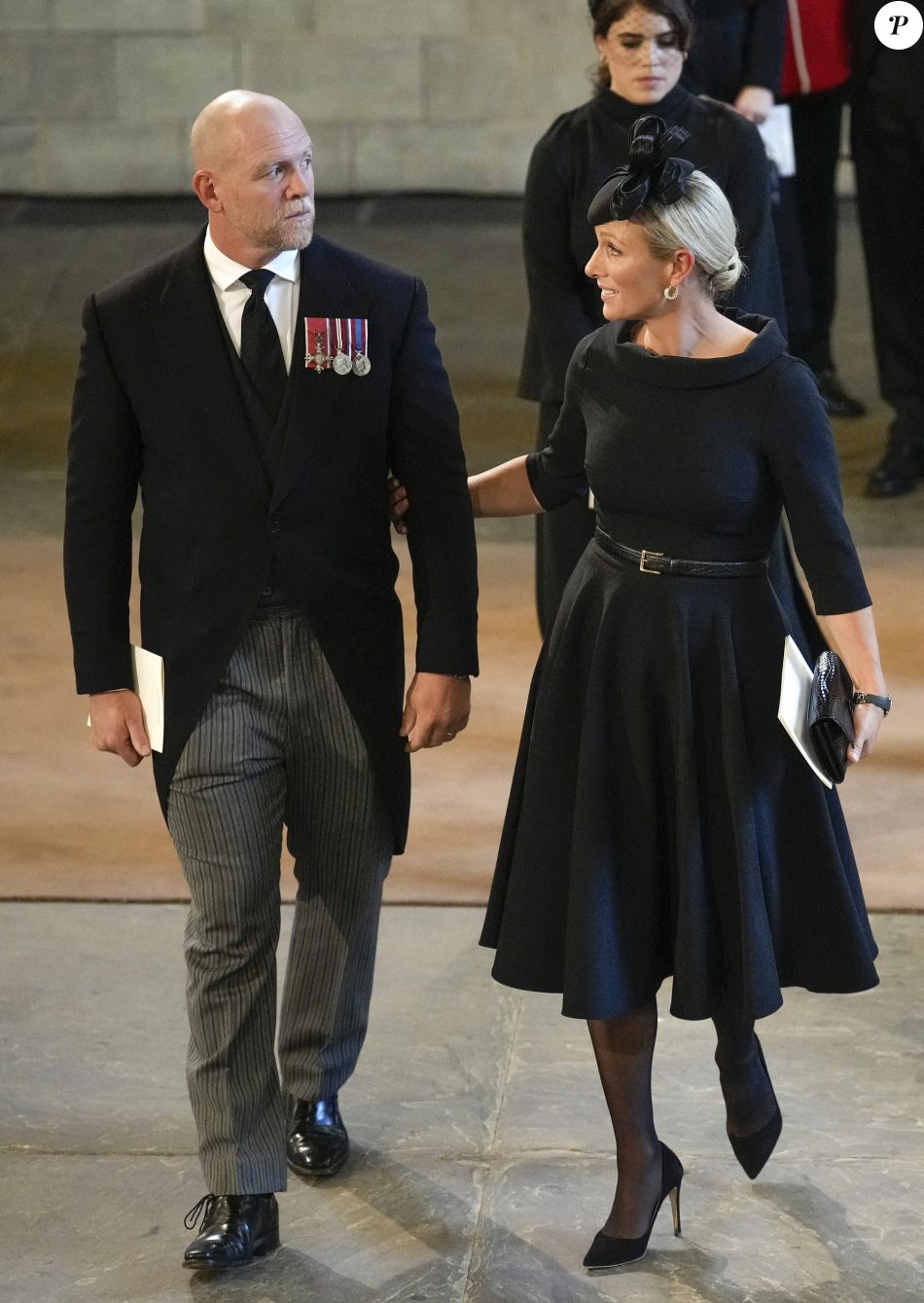 Zara Tindall et son mari Mike - Intérieur - Procession cérémonielle du ...