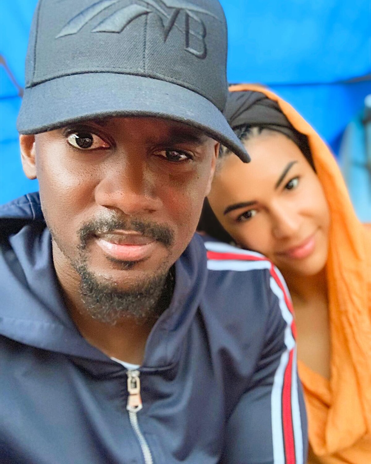 Photo : Black M et Léa Djadja sur Instagram. Le 27 décembre 2021 ...