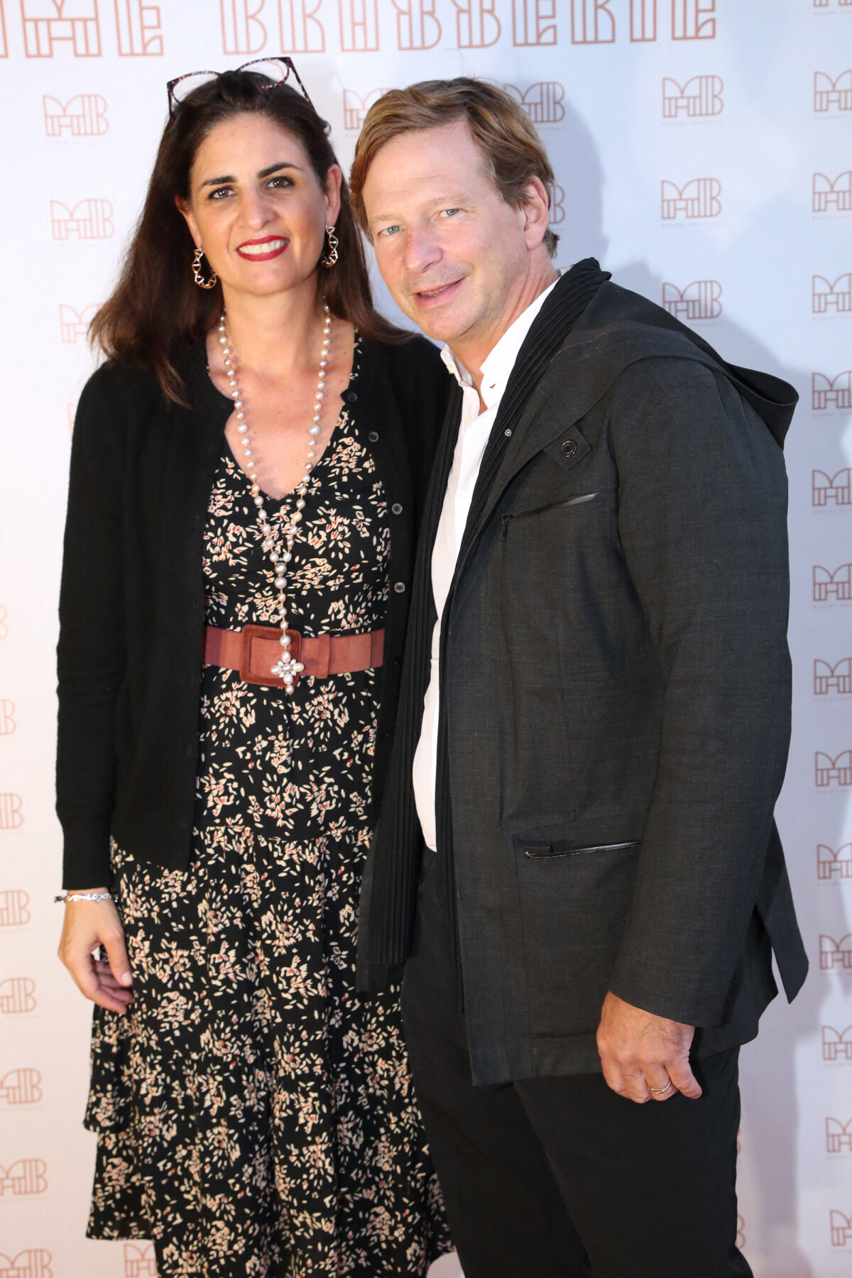 Photo : Lorenz Bäumer et sa femme Géraldine Bäumer - Inauguration de la ...