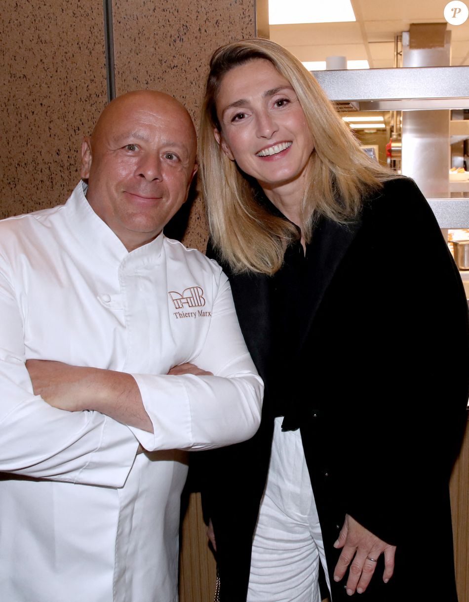 Exclusif - Thierry Marx (Chef de Madame Brasserie ) et Julie Gayet ...