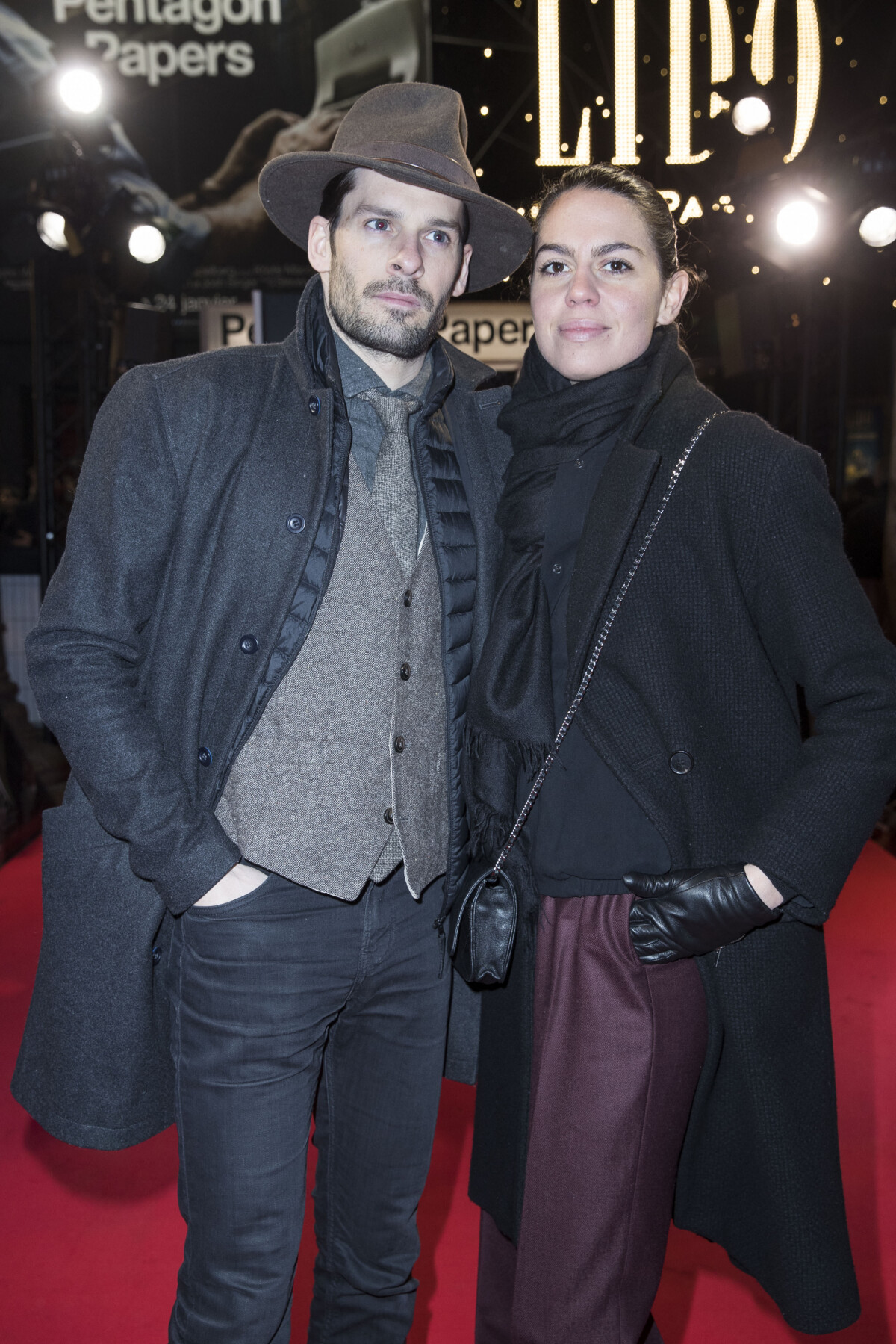 Photo : Elsa Leeb et Allan Asle - Avant-première du film "Pentagon ...