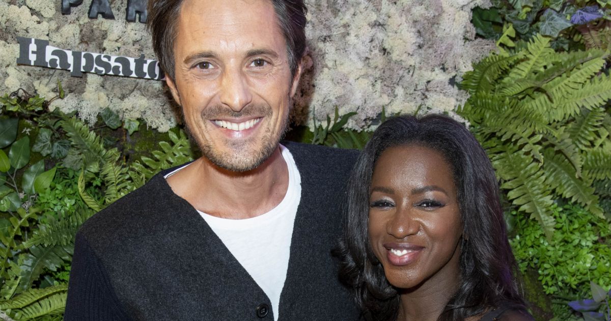 Semi-exclusif - Vincent Cerutti et sa compagne Hapsatou Sy (enceinte de ...