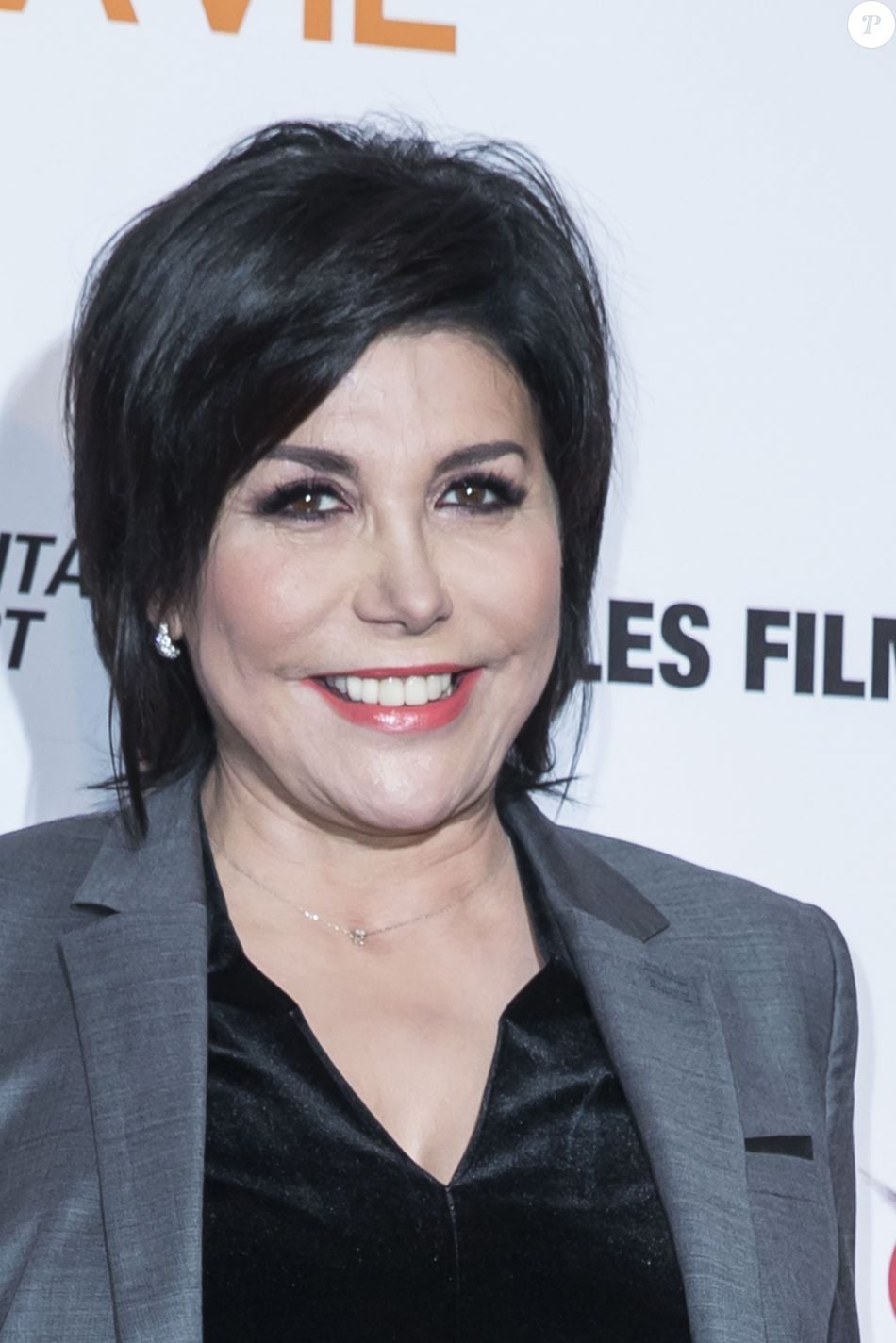 Liane Foly lors de l'avant-première du film Chacun sa vie au cinéma UGC ...