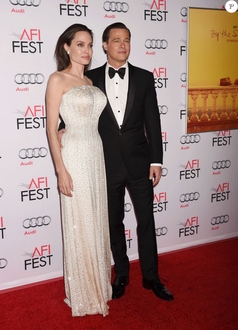 Angelina Jolie et son mari Brad Pitt - Première de By the Sea à Los ...