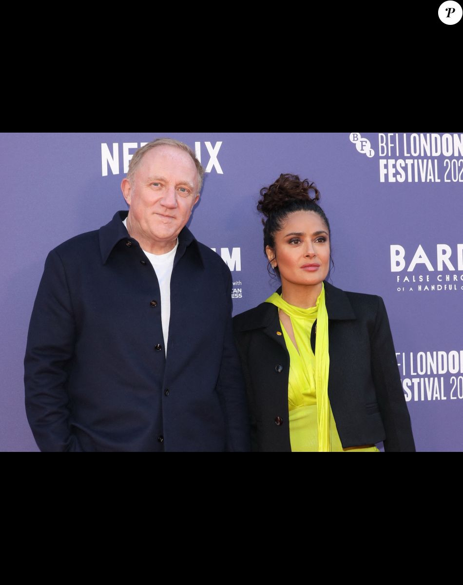 Salma Hayek et François Pinault amoureux : elle ose une robe fluo, un ...