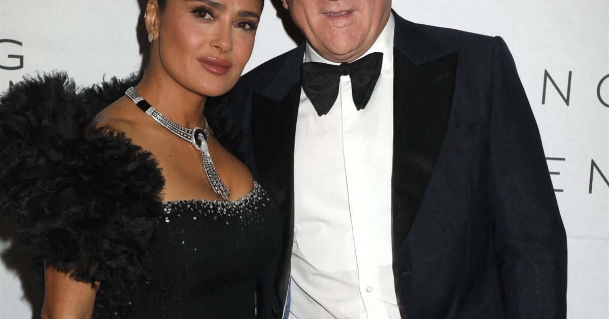 Salma Hayek et François Pinault amoureux : elle ose une robe fluo, un ...