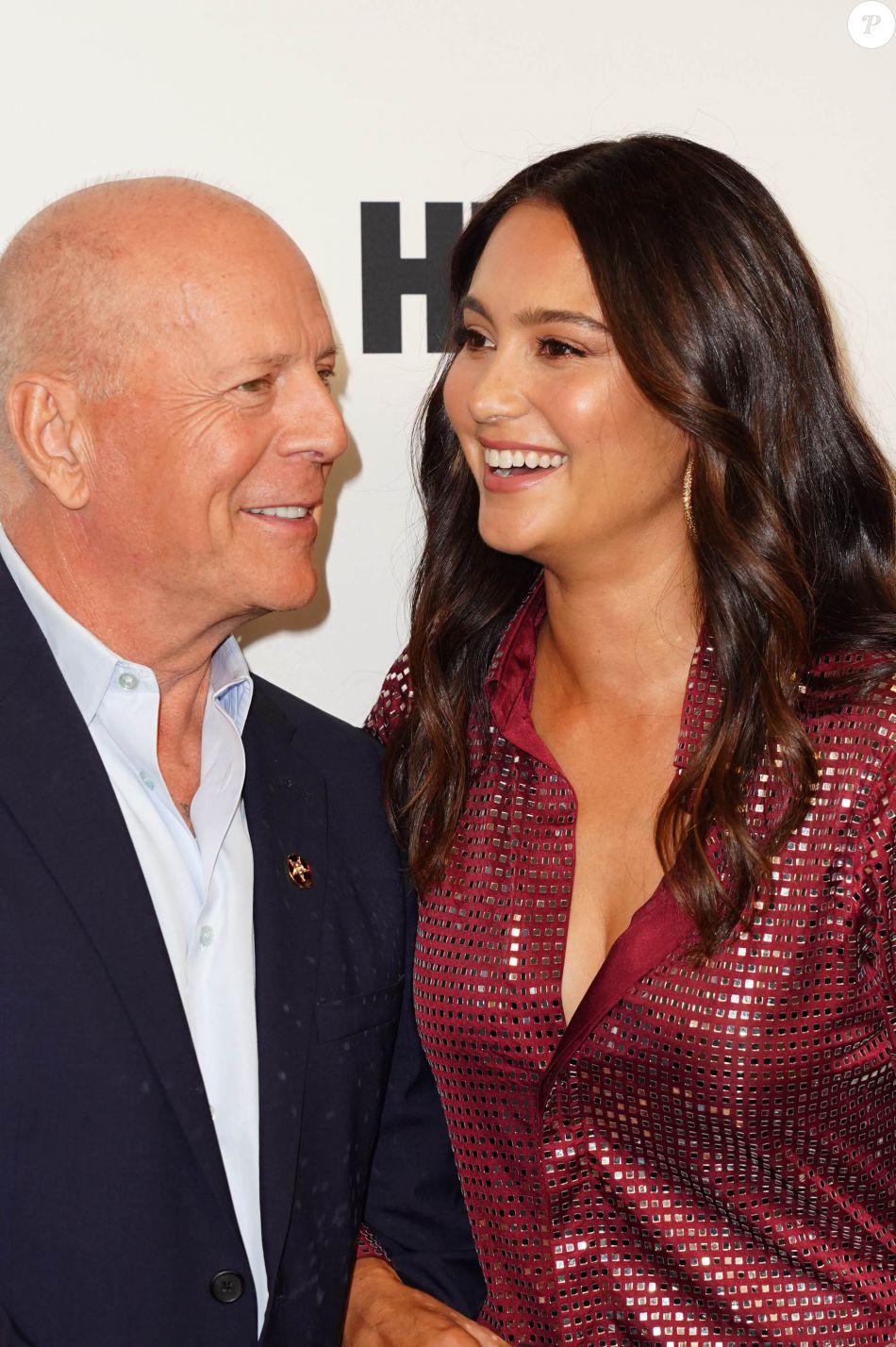 Bruce Willis et sa femme Emma Heming Willis - Les célébrités lors de la ...
