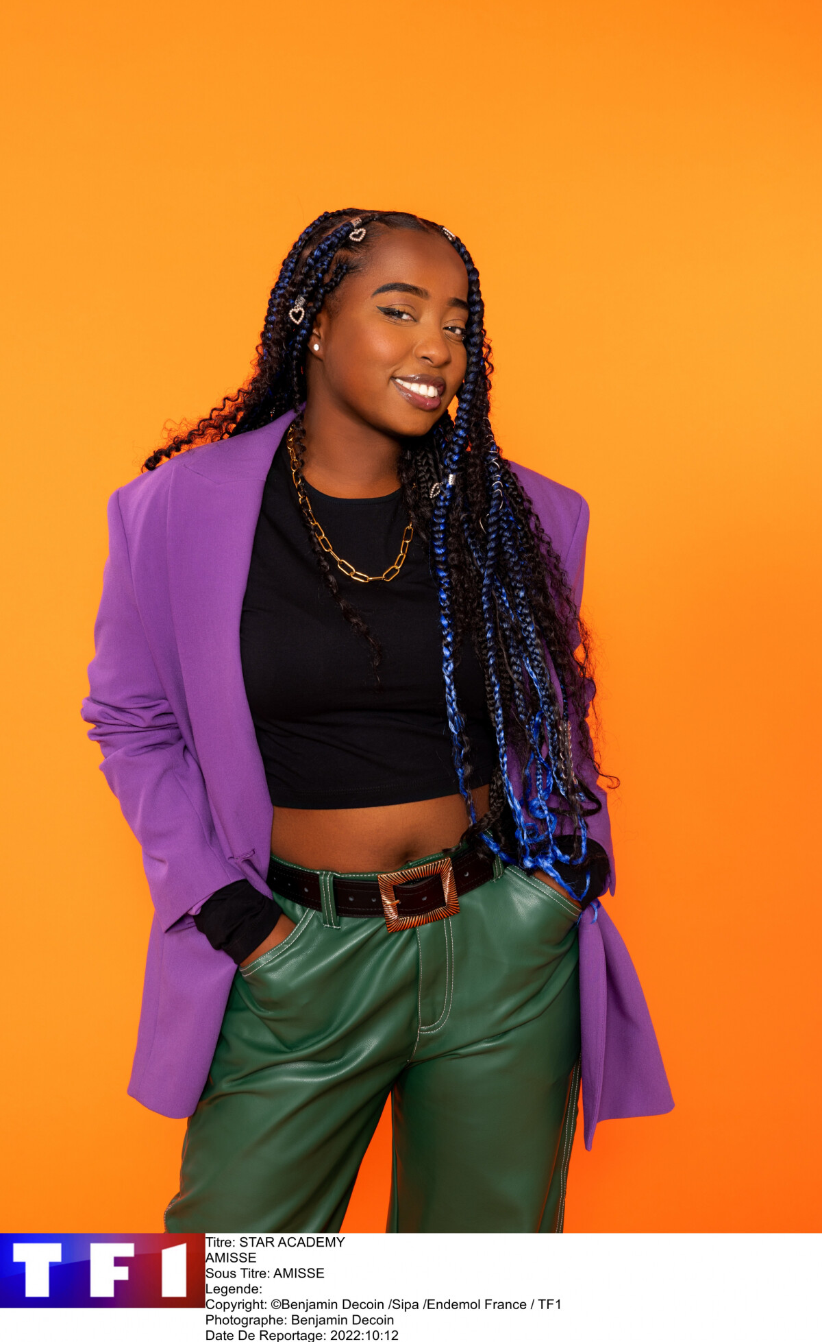 Photo : Photo officielle d'Amisse, candidat de la "Star Academy 2022 ...