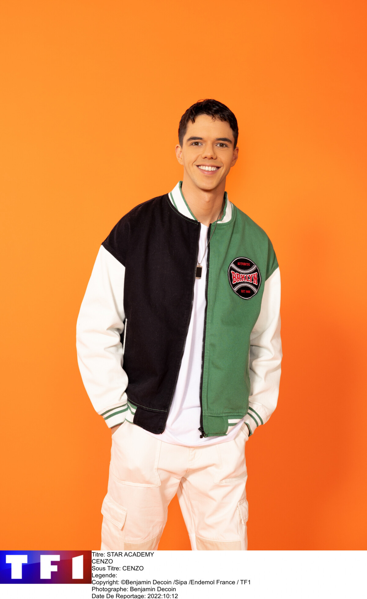 Photo : Photo officielle de Cenzo, candidat de la "Star Academy 2022 ...