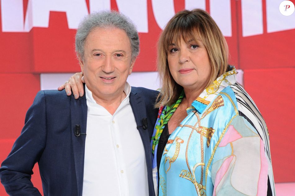 Michel Drucker et Michèle Bernier - Enregistrement de l'émission ...