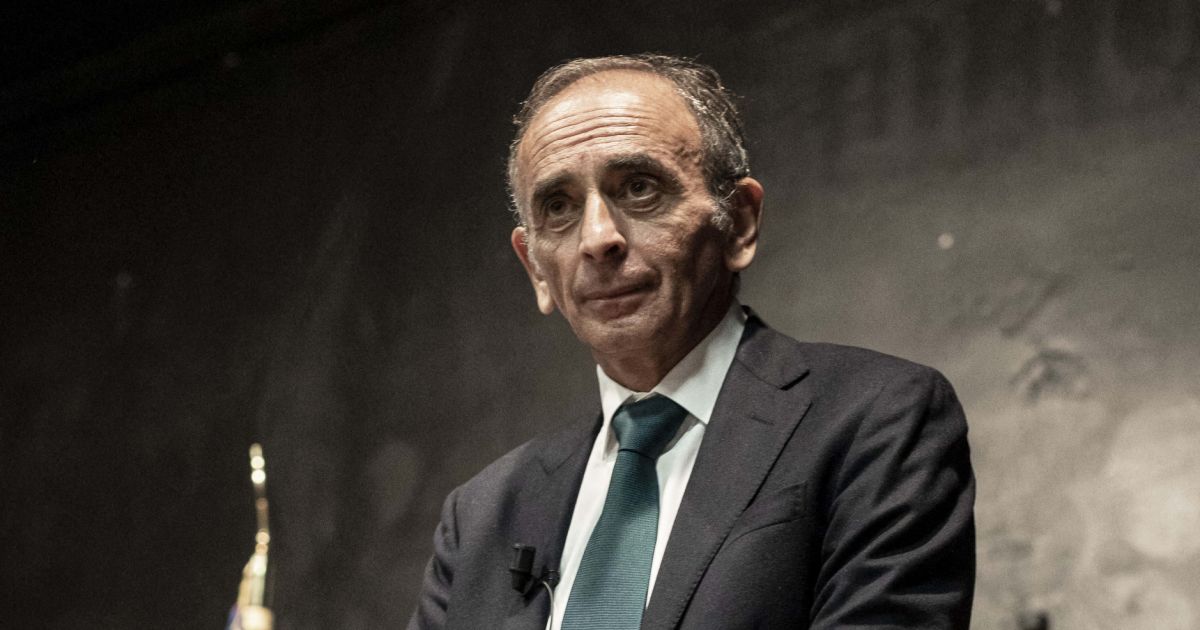 Éric Zemmour lors des rencontres de la Reconquête en Alsace à Haguenau ...