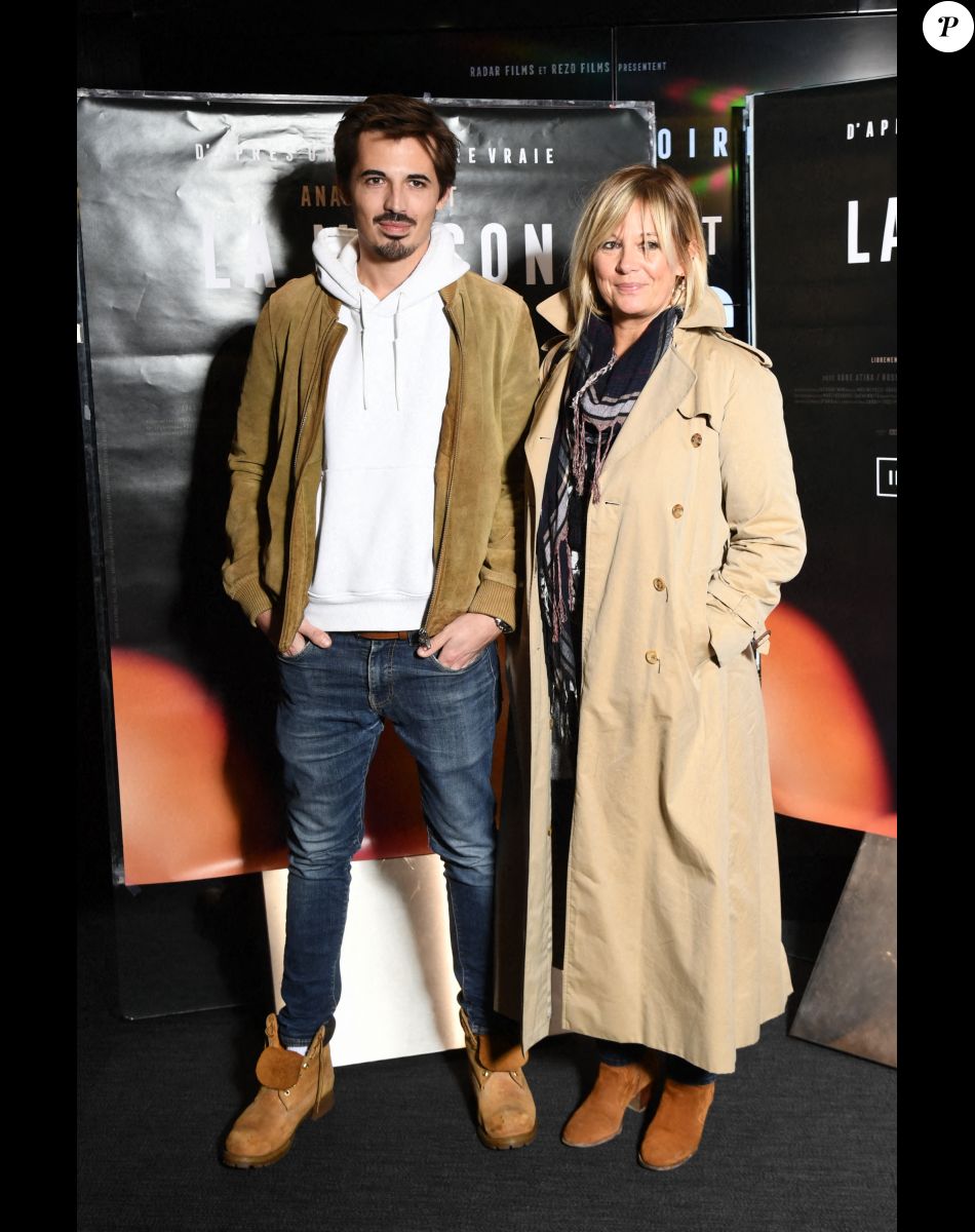 Flavie Flament radieuse au bras de son fils Antoine, beau gosse très ...