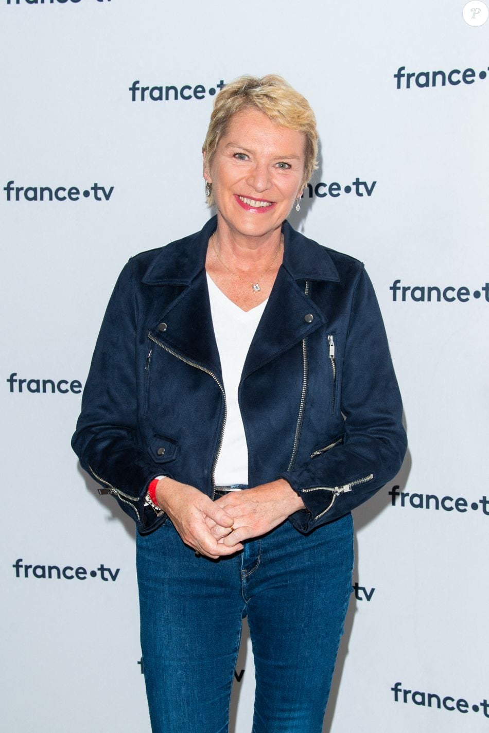 Élise Lucet lors du photocall dans le cadre de la conférence de presse ...