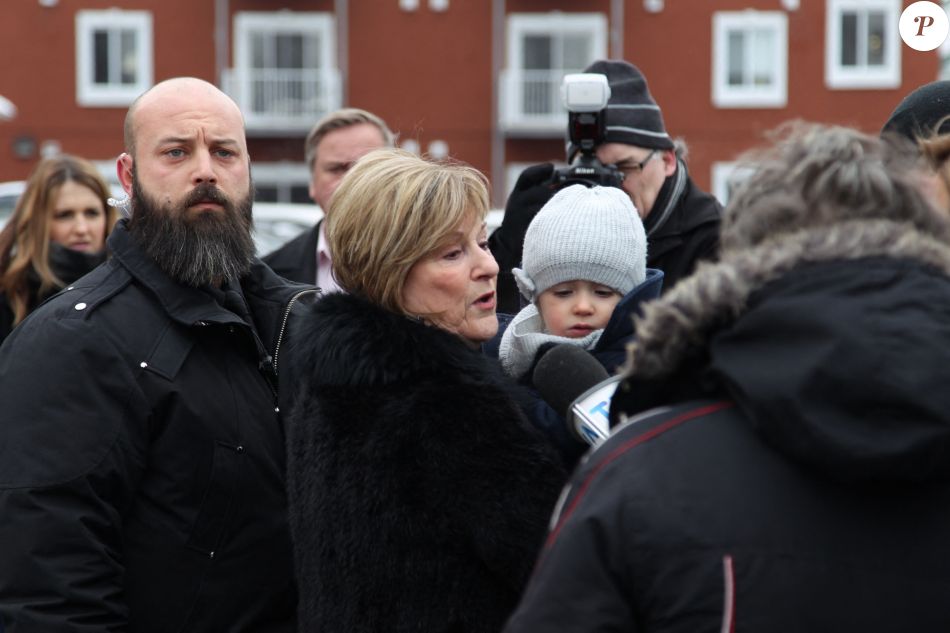 Claudette Dion, soeur de Daniel Dion Obsèques de Daniel Dion, frère de ...