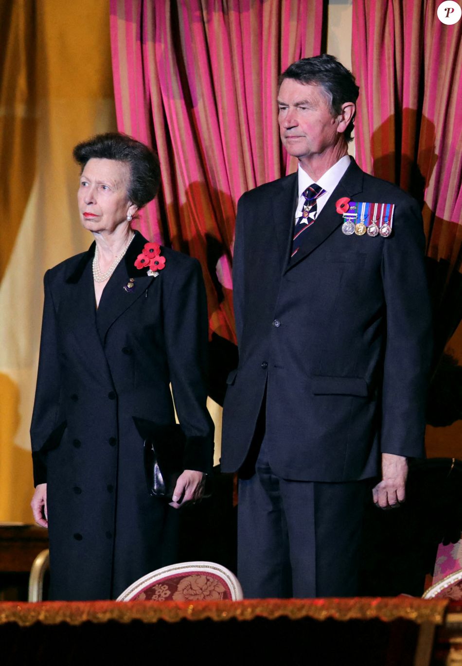 La princesse Anne et Sir Timothy Laurence - Les membres de la famille royale d'Angleterre lors ...