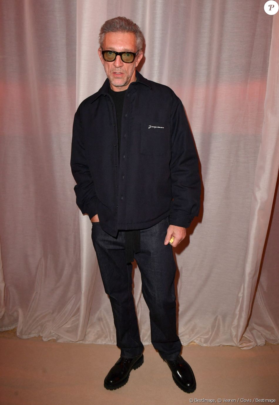 Vincent Cassel - Photocall en front row du défilé Le Raphia de la ...