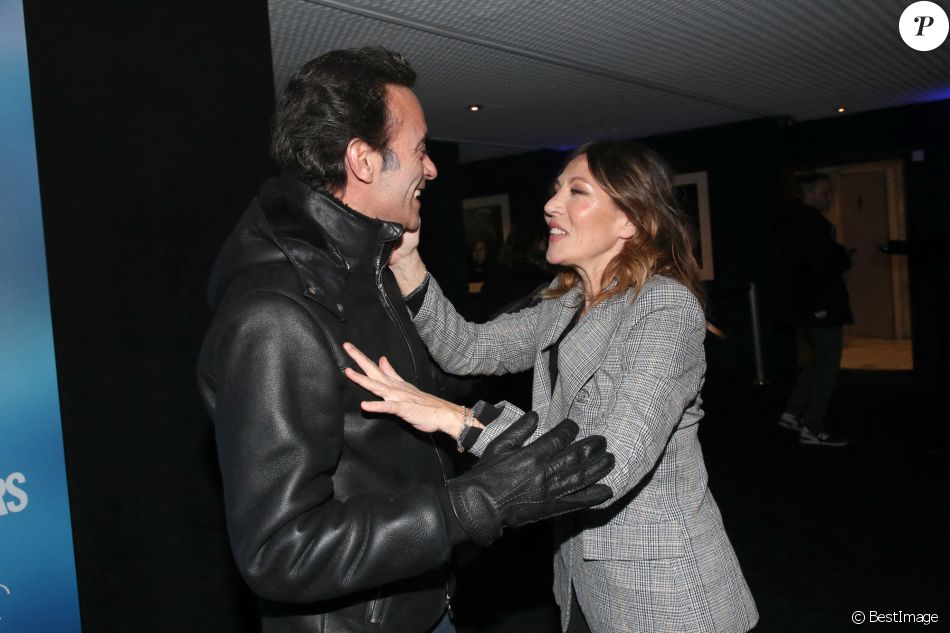 Mathilde Seigner et Anthony Delon - Avant-première du film Choeur de ...
