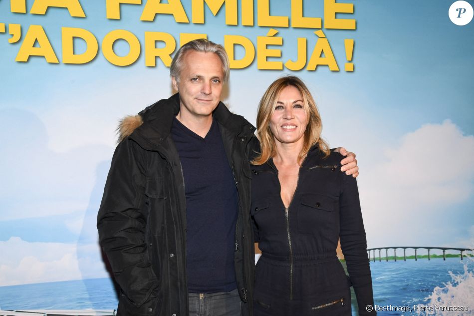 Mathieu Petit et sa compagne Mathilde Seigner - Avant-première du film ...