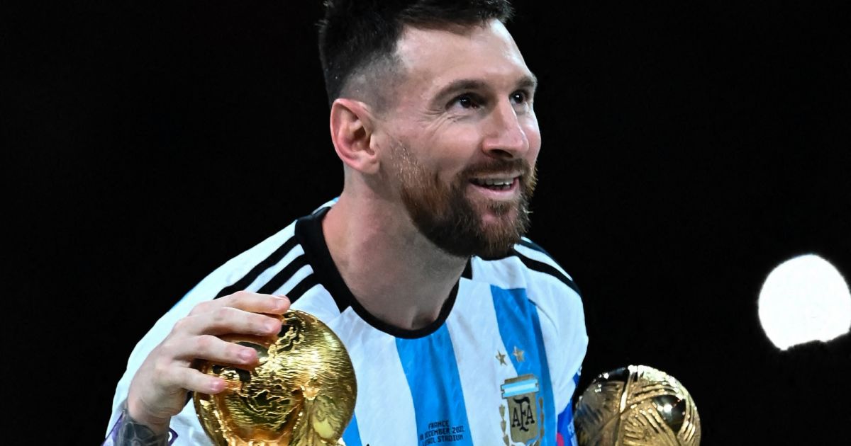Lionel (Leo) Messi lors de la finale « Argentine - France » de la Coupe ...