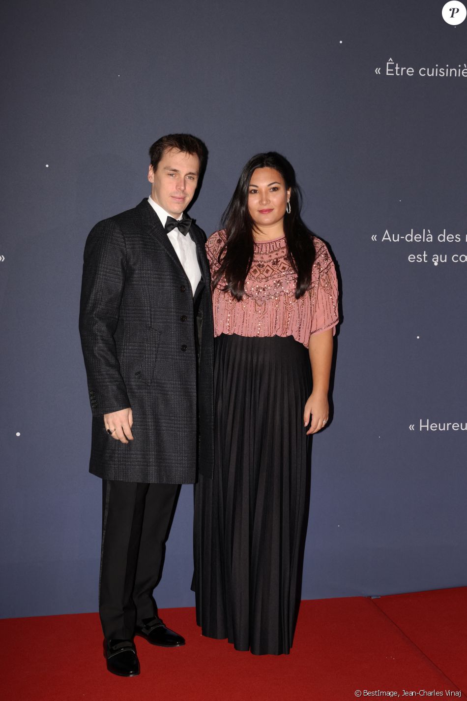 Louis Ducruet et sa femme Marie Chevallier lors de la soirée de gala ...