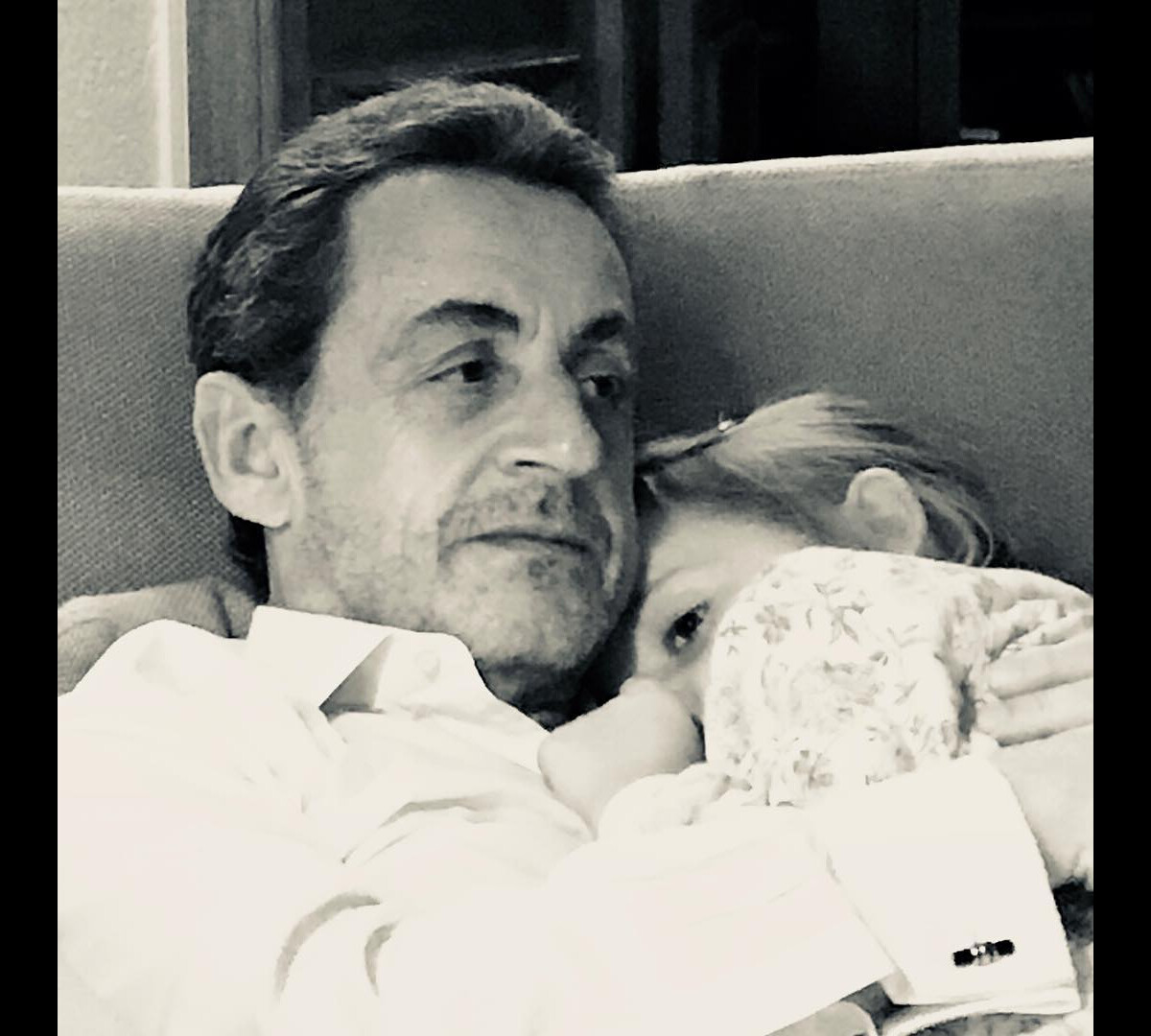 Photo : Nicolas Sarkozy et sa fille Giulia. - Purepeople