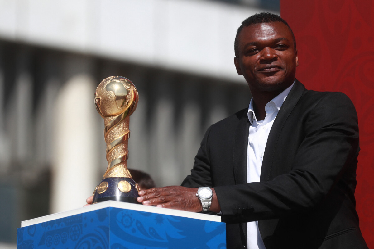 Photo : Marcel Desailly lors de la cérémonie d'ouverture de la coupe ...