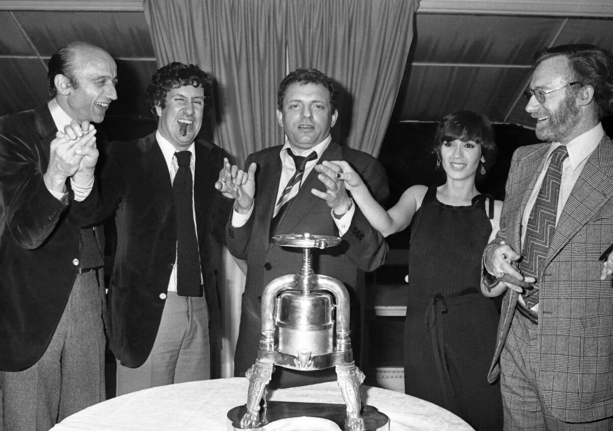 Photo : Pierre Bonte, Stéphane Collaro, Jacques Martin, Danièle Evenou ...