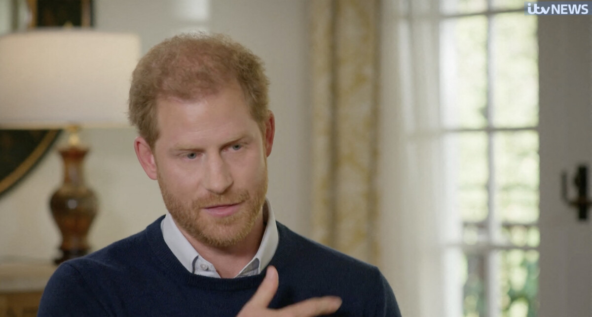 Photo : Interview du prince Harry pour la chaine ITV - Purepeople