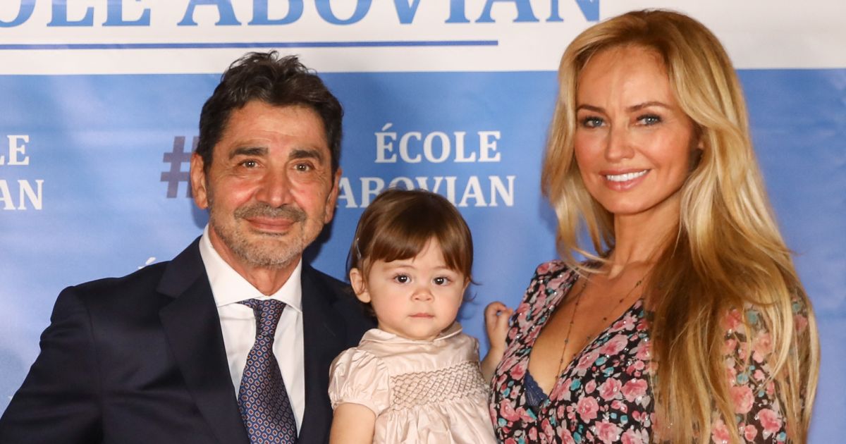 Aram Ohanian, sa femme Adriana Karembeu et leur fille Nina Ohanian ...