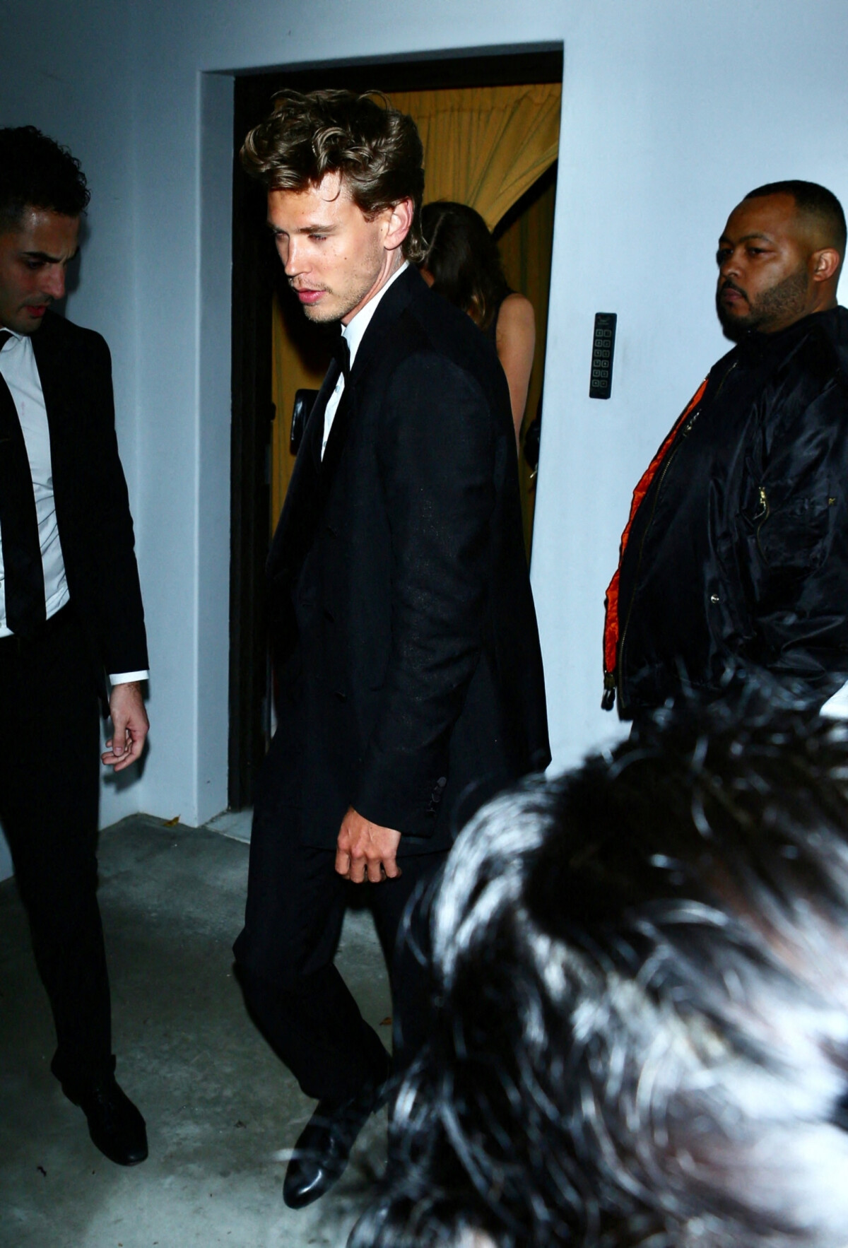 Photo : Austin Butler et sa compagne Kaia Gerber à la sortie de l'after ...